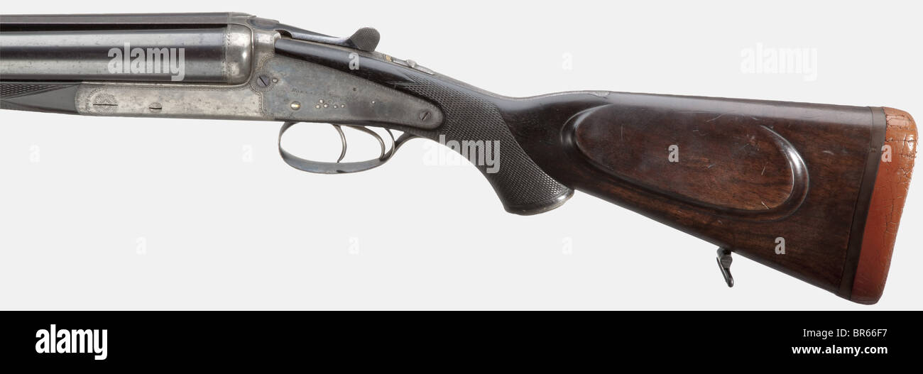 A heavy side-by-side shotgun, Holland & Holland, 10-bore, no. 15436 ...