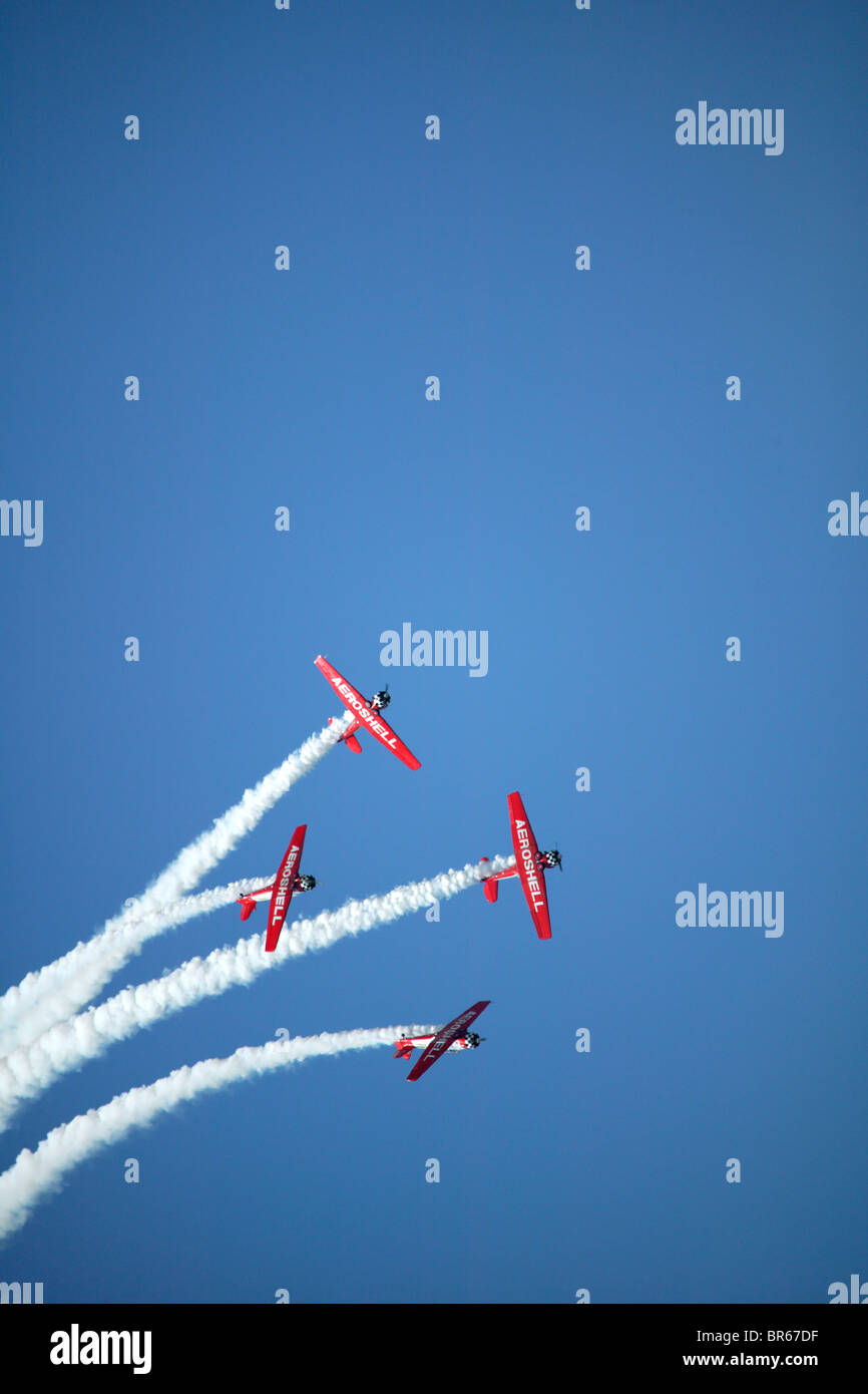The Aeroshell aerobatic flight team performs at the 2005 Sun-n-Fun ...