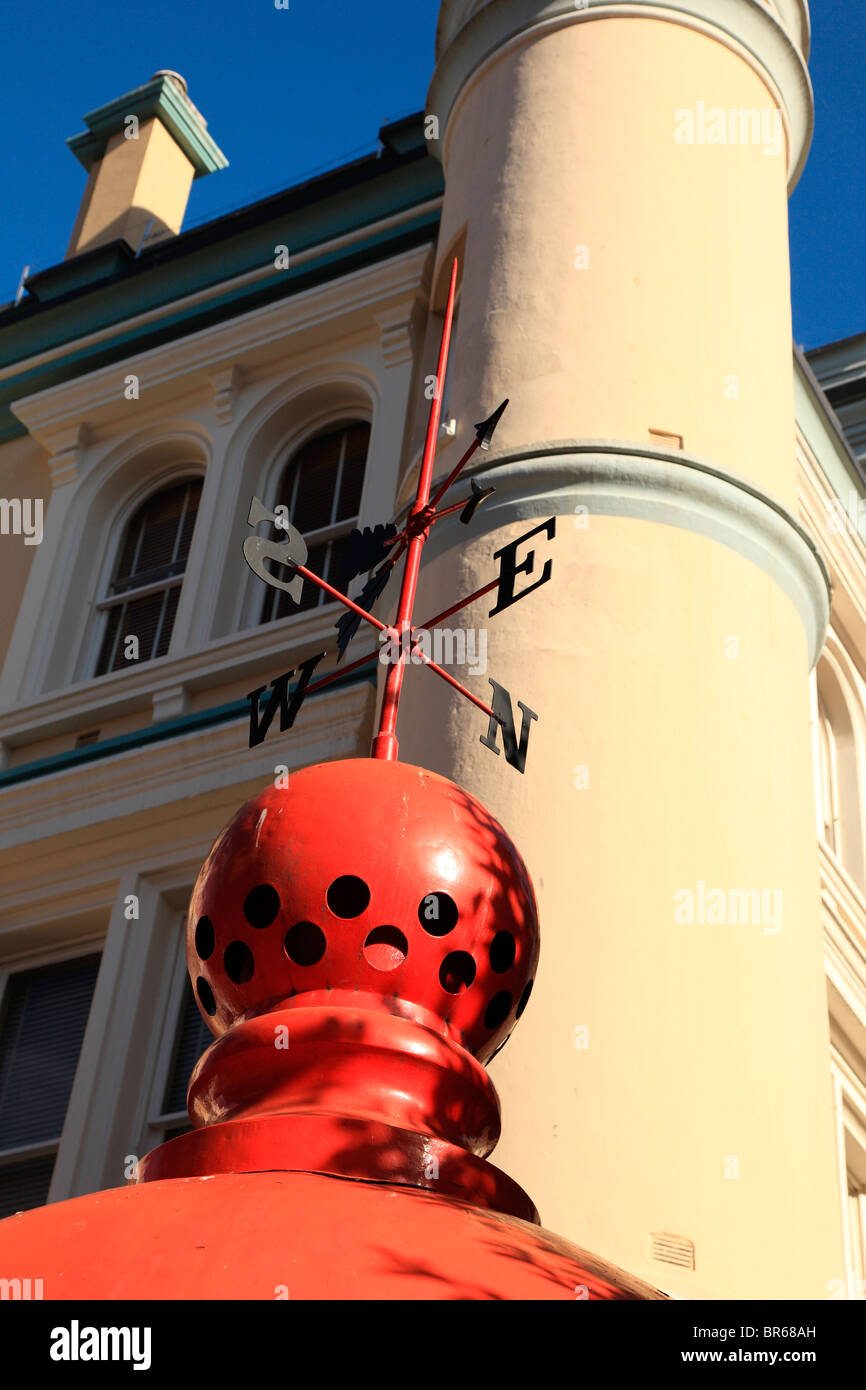 Red weather vane Stock Photo - Alamy