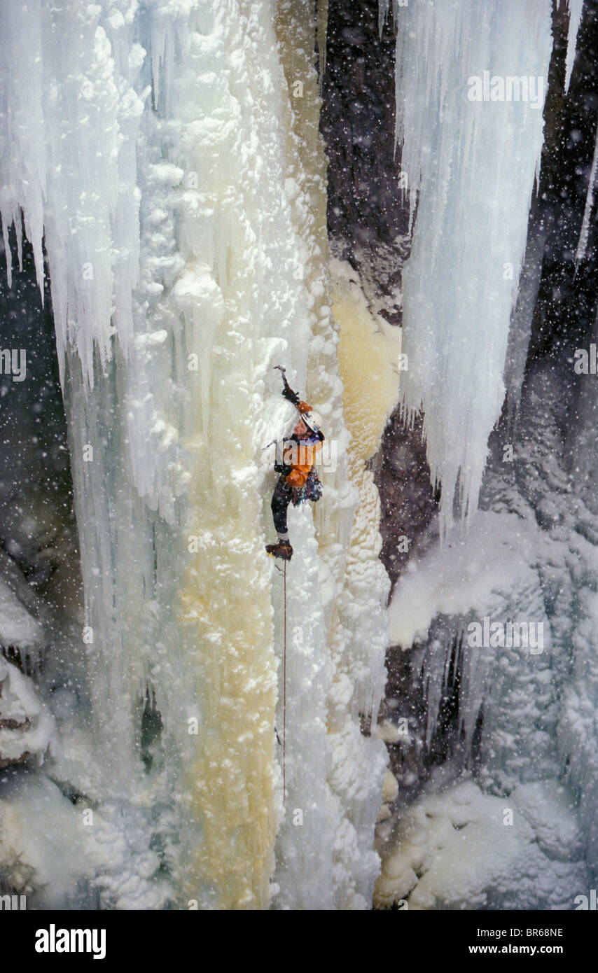 Ice waterfall festival hi-res stock photography and images - Alamy