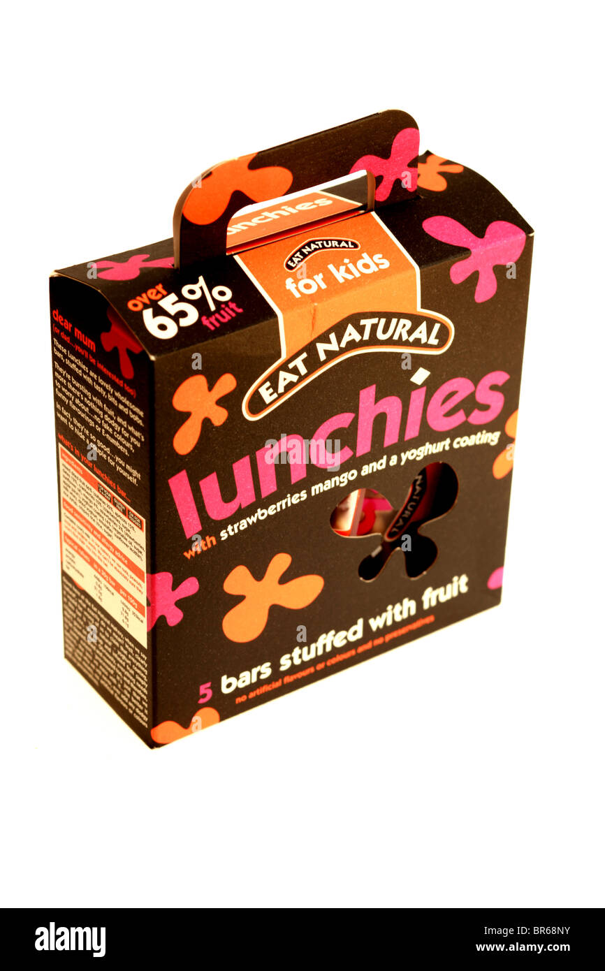 Box of eat natural bars hi-res stock photography and images - Alamy