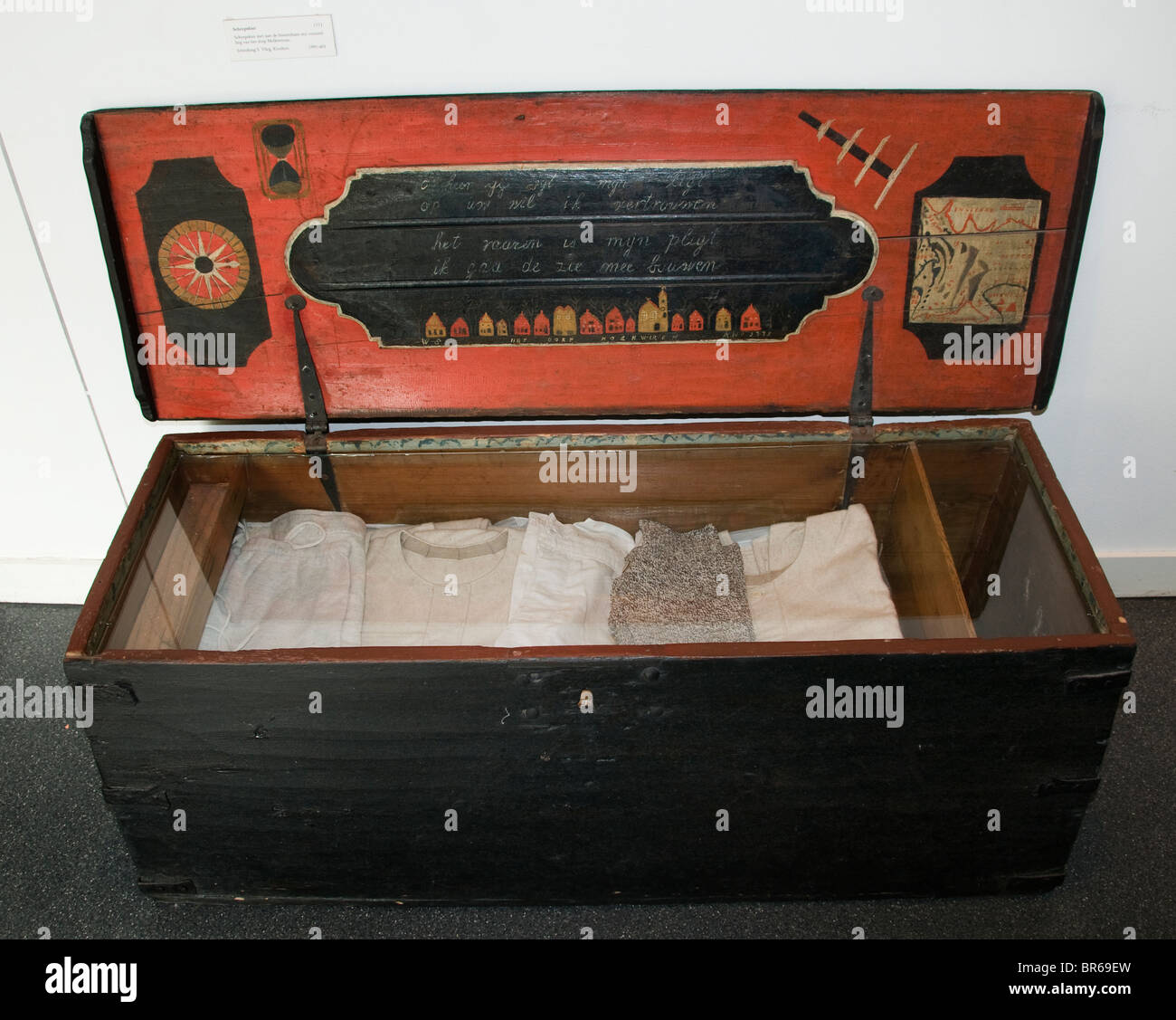 Netherlands sea sailing boat ship Vessel chest Stock Photo - Alamy