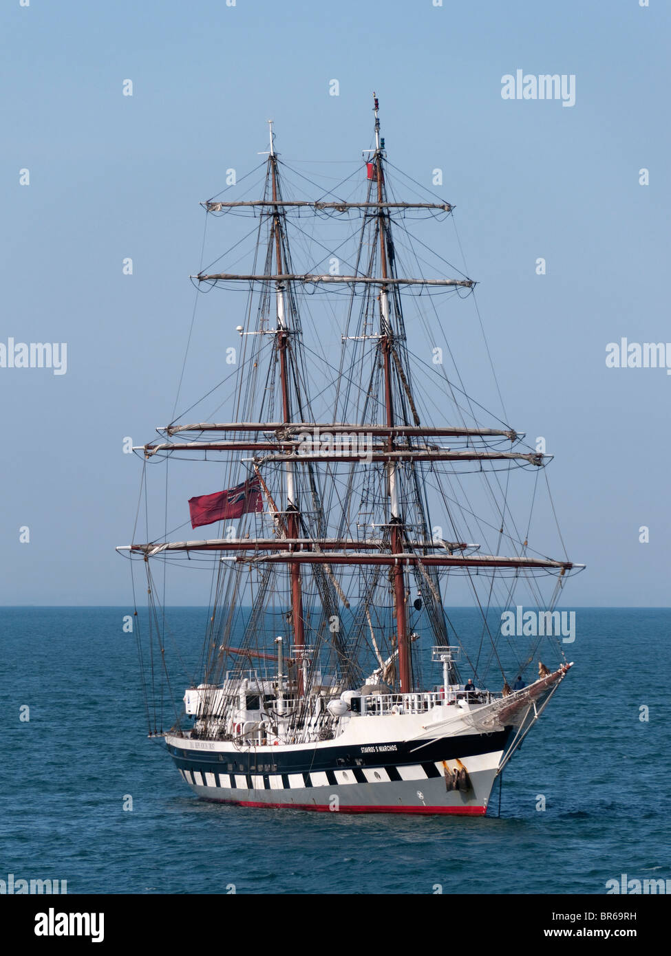 Stavros S Niarchos, tall ships youth trust Stock Photo - Alamy