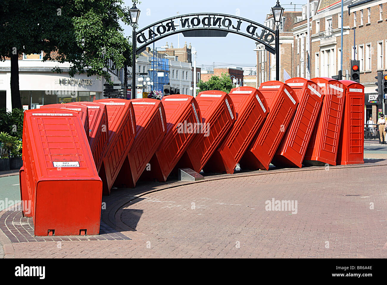 Sculpture, Out of Order, Kingston, London Stock Photo - Alamy