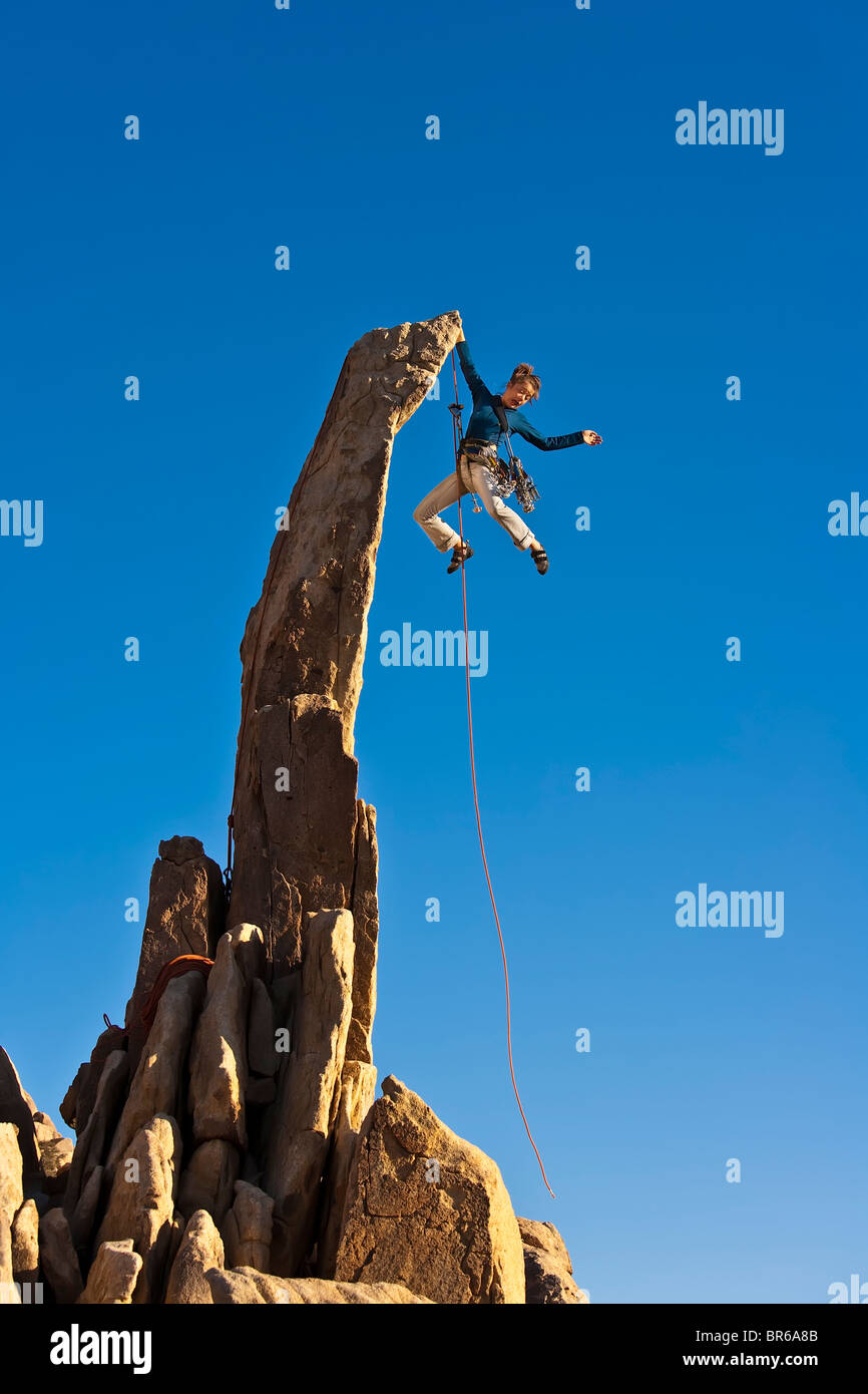 Dangling from rope hi-res stock photography and images - Alamy