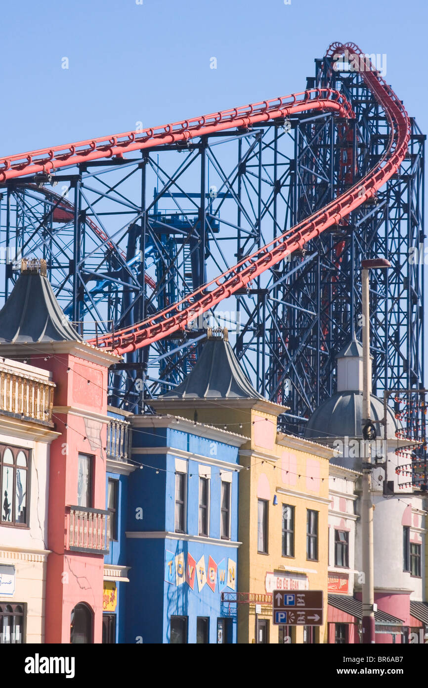 Blackpool, Lancashire, England. Big One roller coaster on Pleasure ...