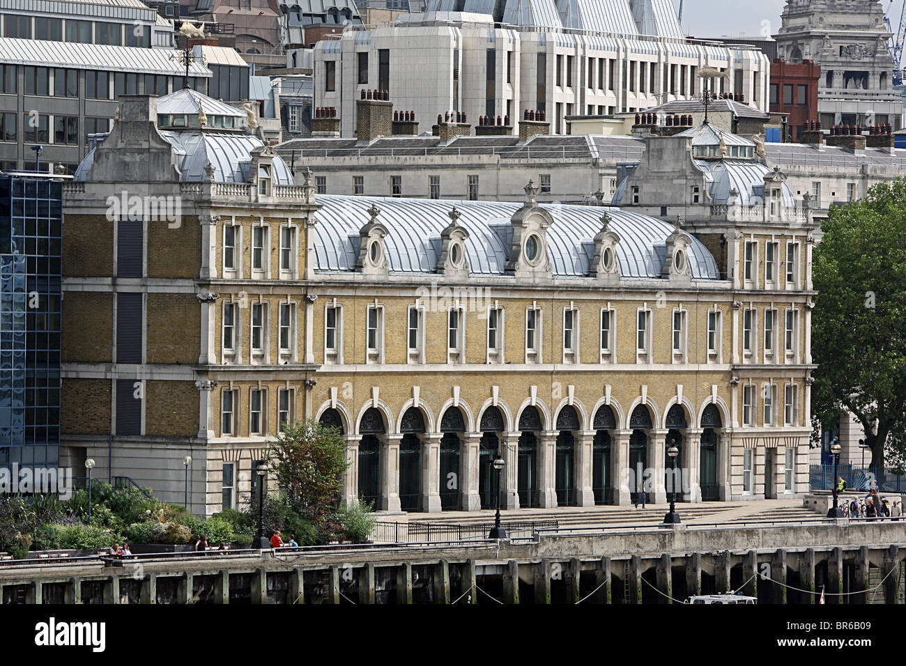 Billingsgate Market, viewed from London Bridge Stock Photo - Alamy