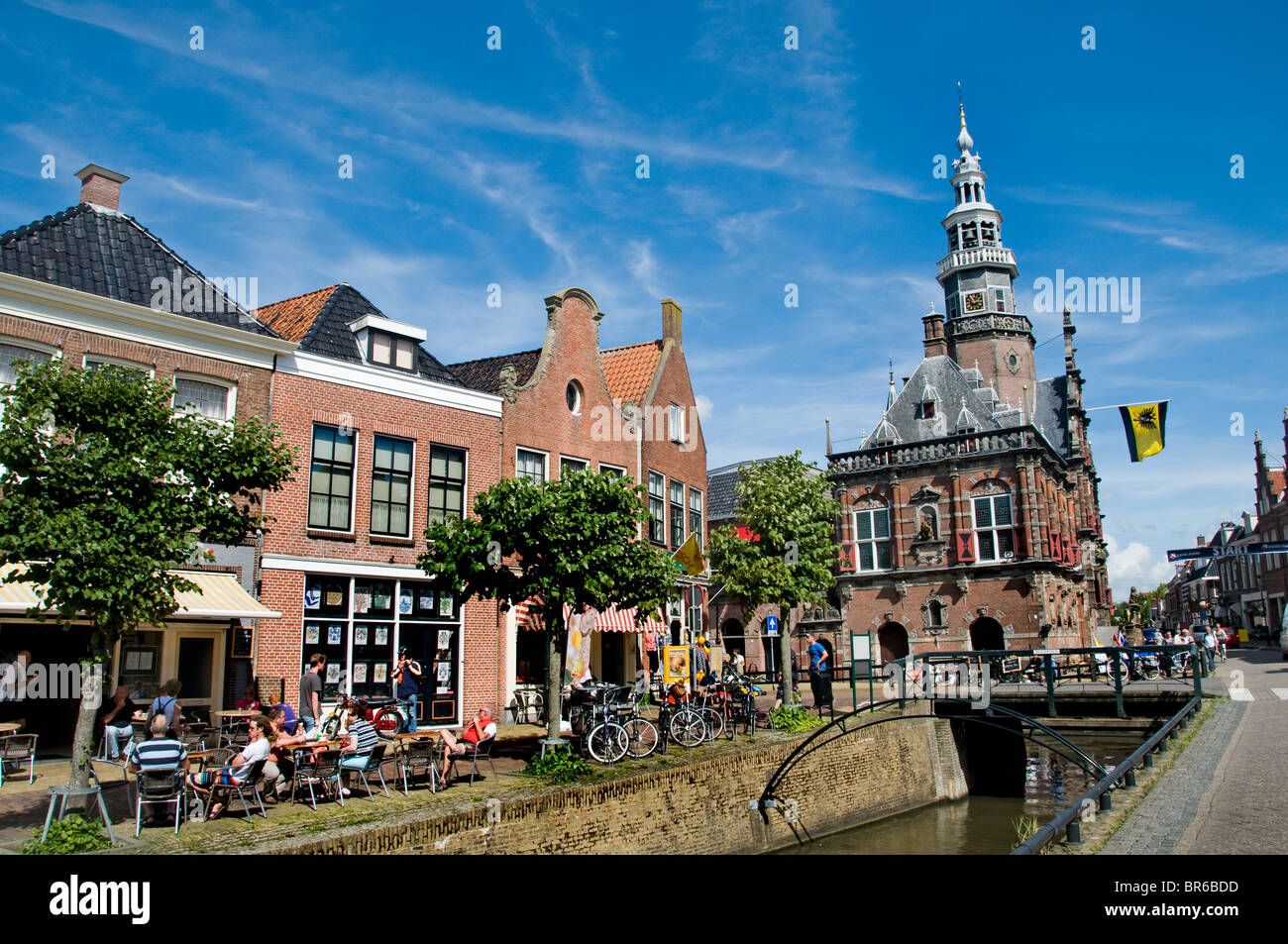 Bolsward town city historic Netherlands Friesland Stock Photo - Alamy
