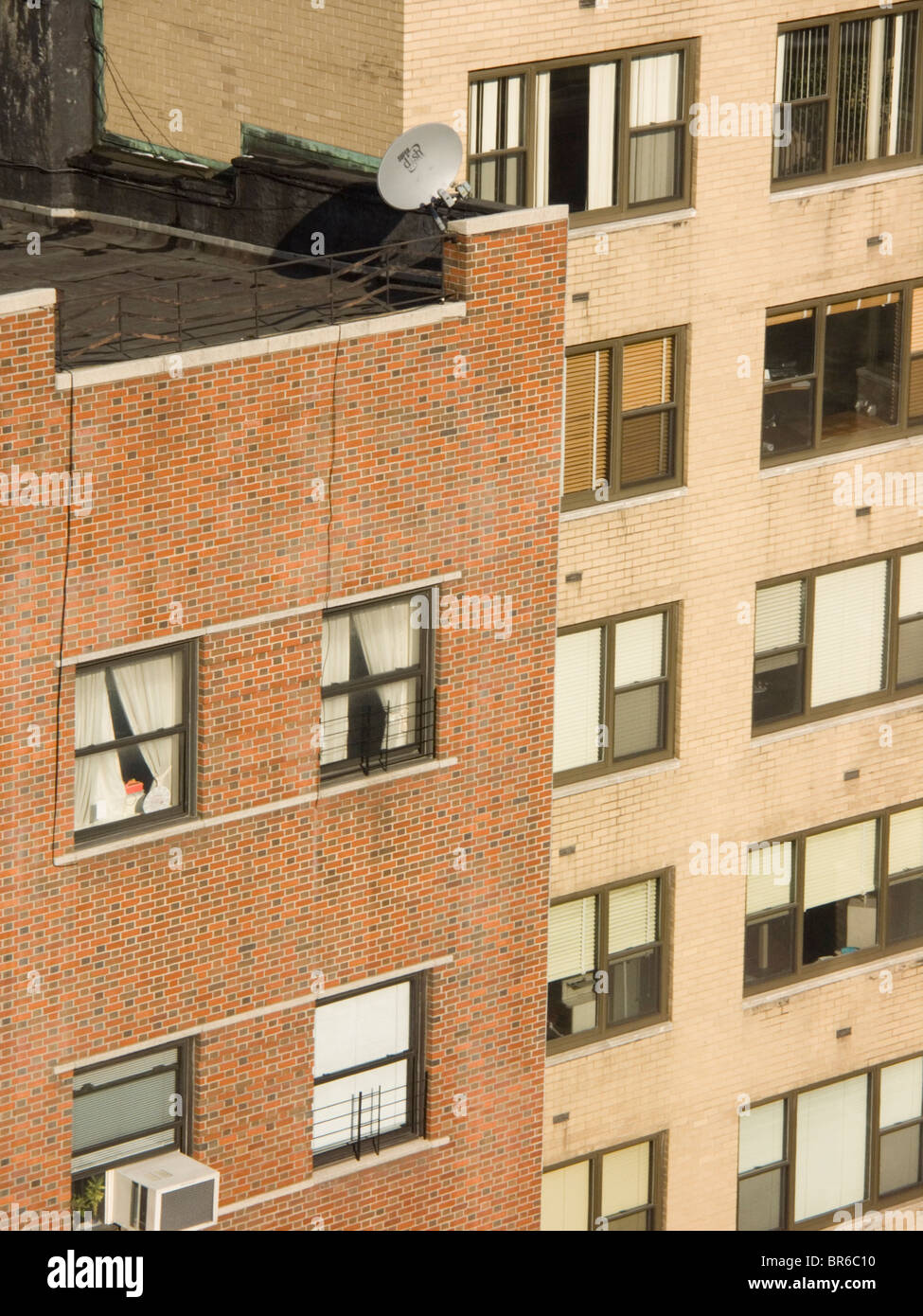 The side of a building New York City Stock Photo - Alamy