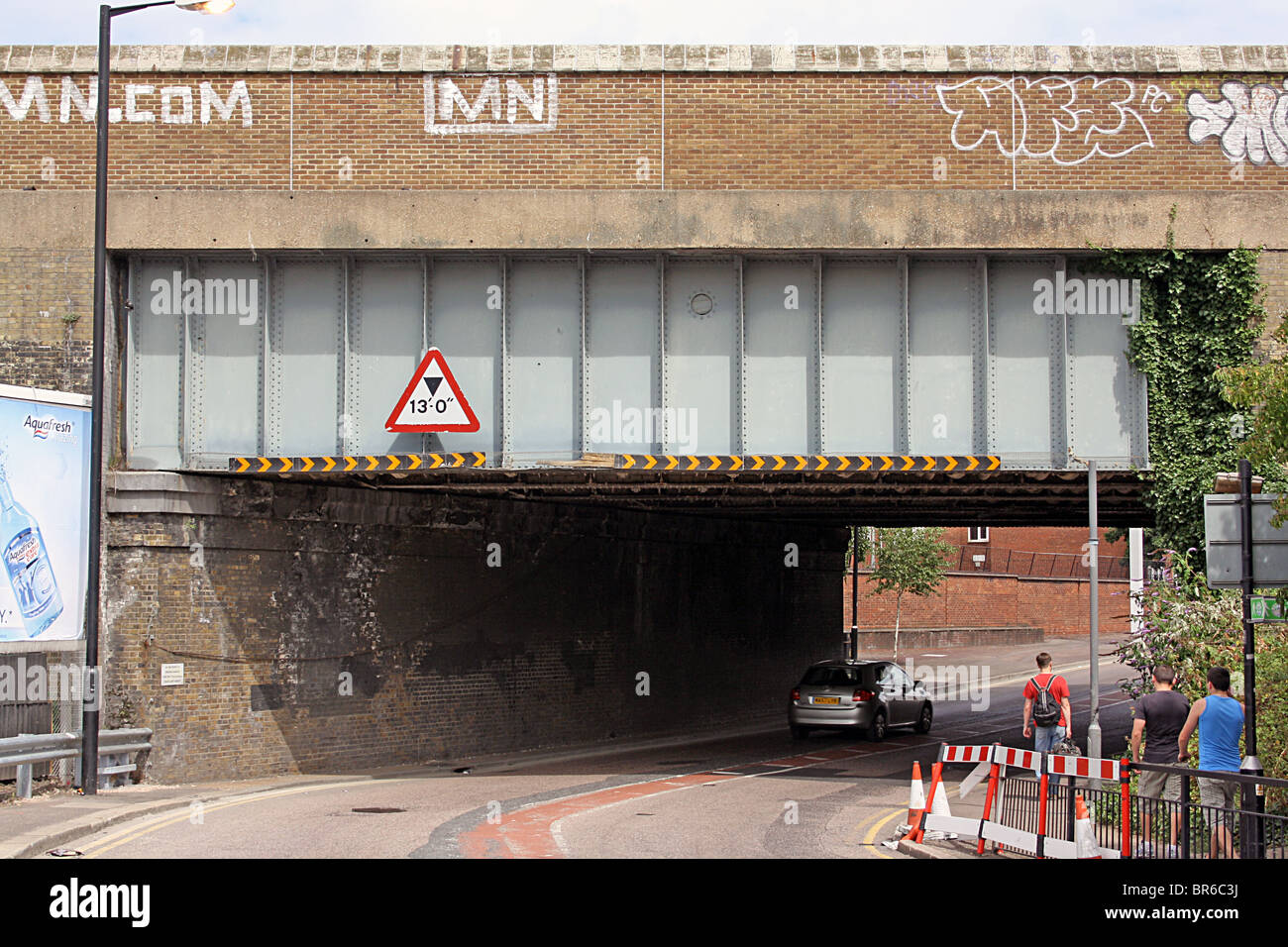 Northern Outfall Sewer in a bridge as it crosses Manor Road, East ...