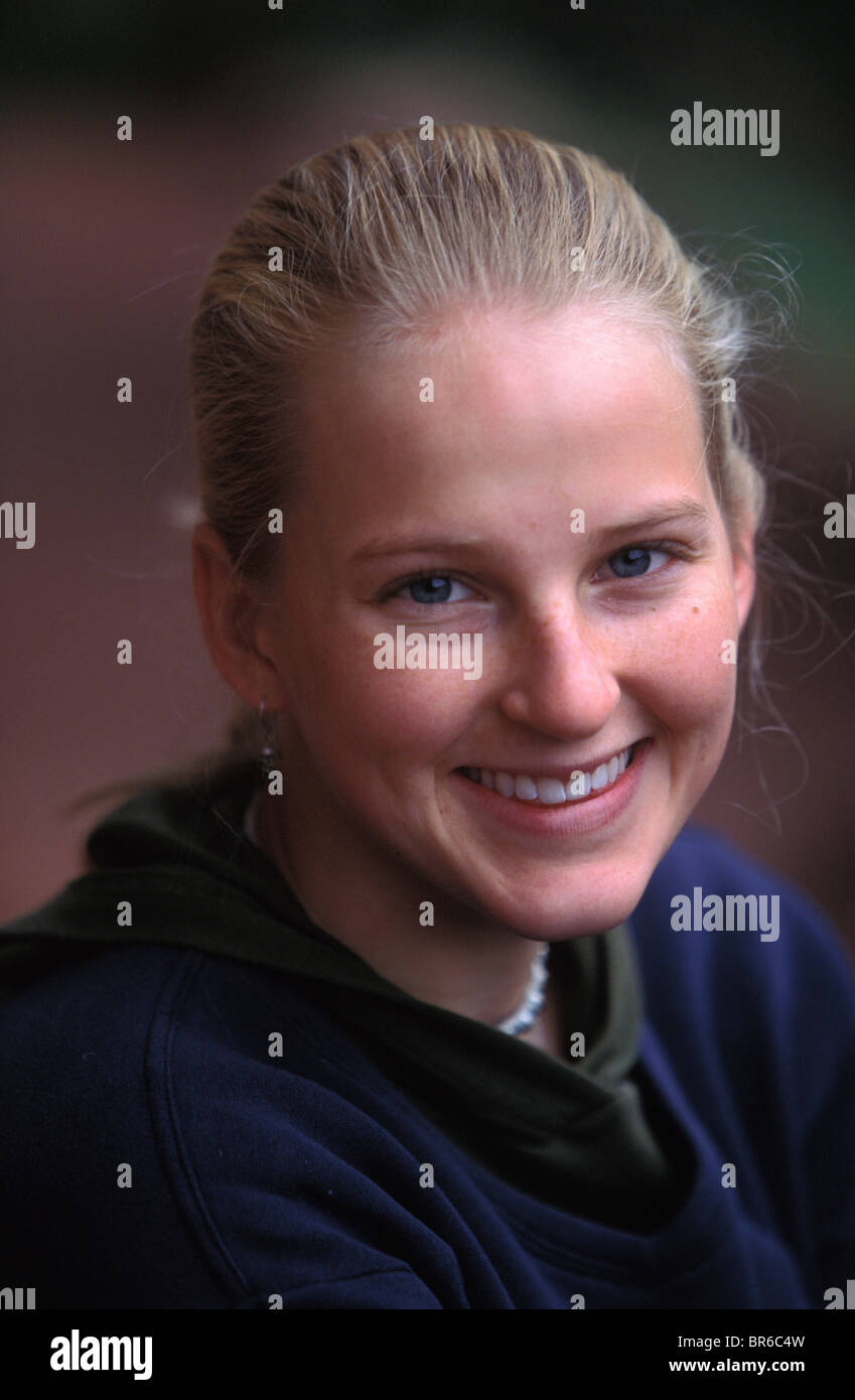 A portrait of a young female athlete Stock Photo - Alamy