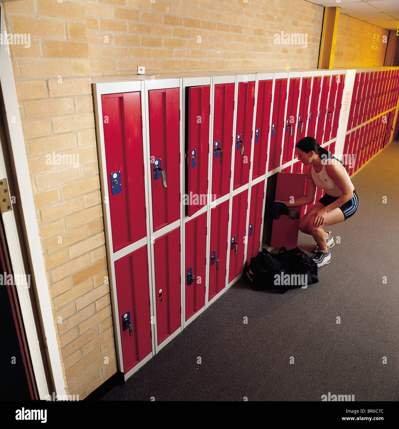 sports lockers and changing facilities Stock Photo - Alamy