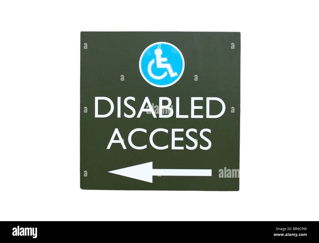 Wheelchair Access Sign Stock Photo - Alamy