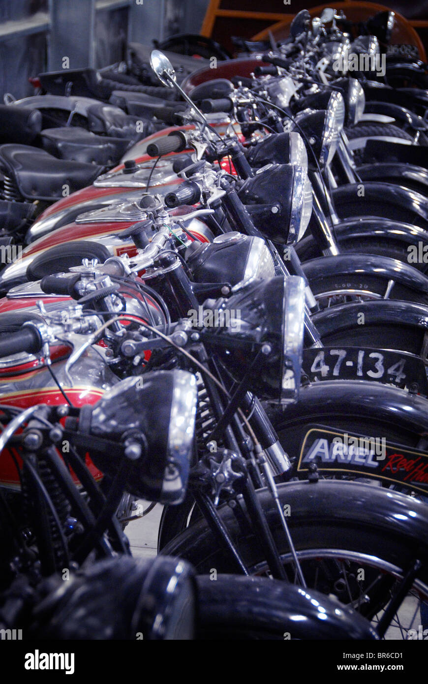 Just a few of the fantastic collection of motorbikes at the Powerhouse ...