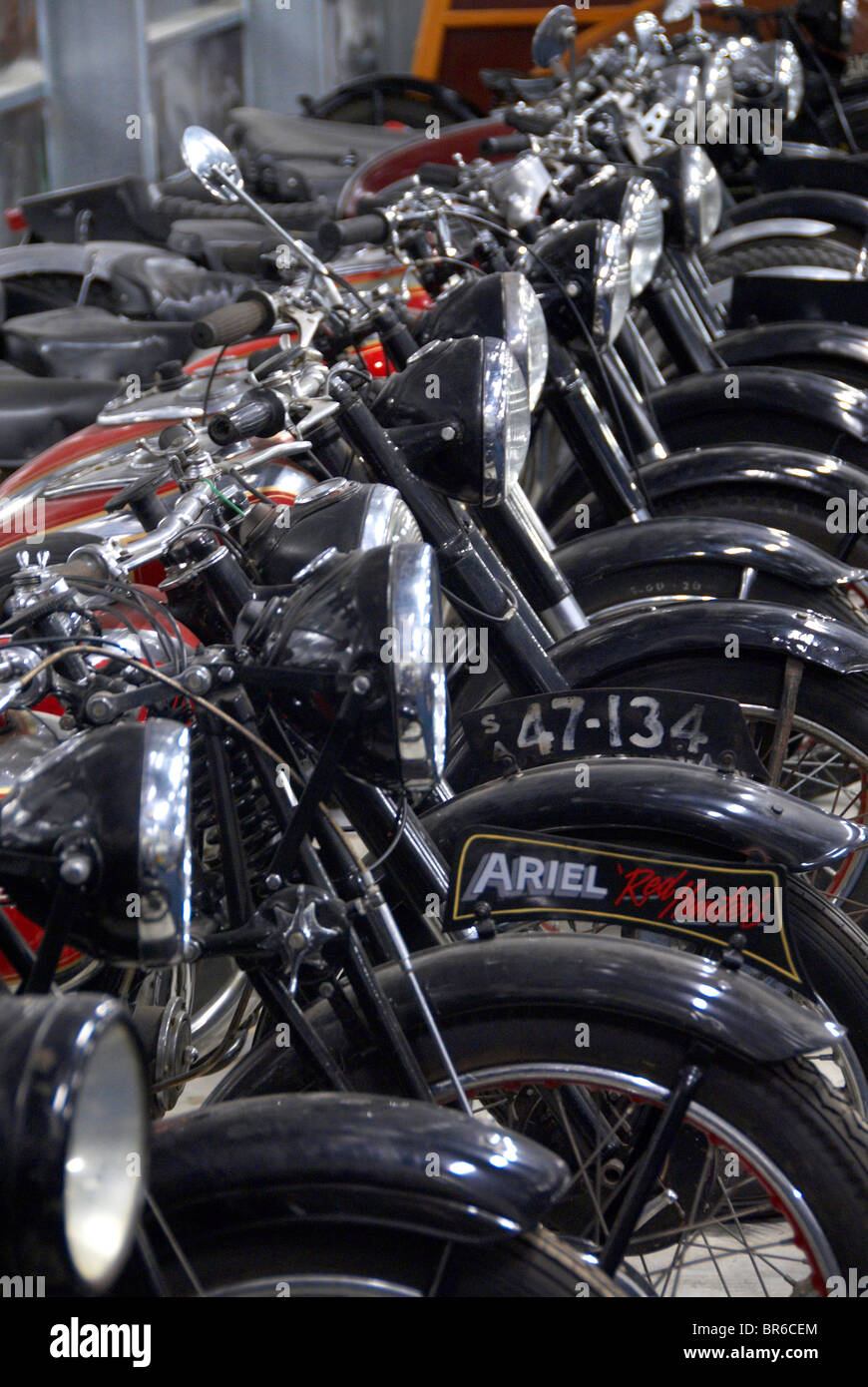 Just a few of the fantastic collection of motorbikes at the Powerhouse ...