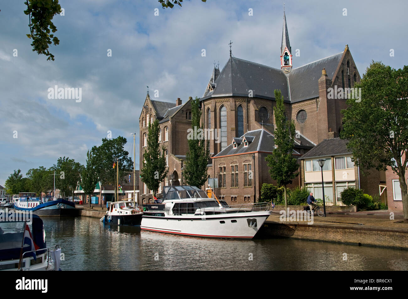 Sneek Netherlands Friesland town city Stock Photo - Alamy