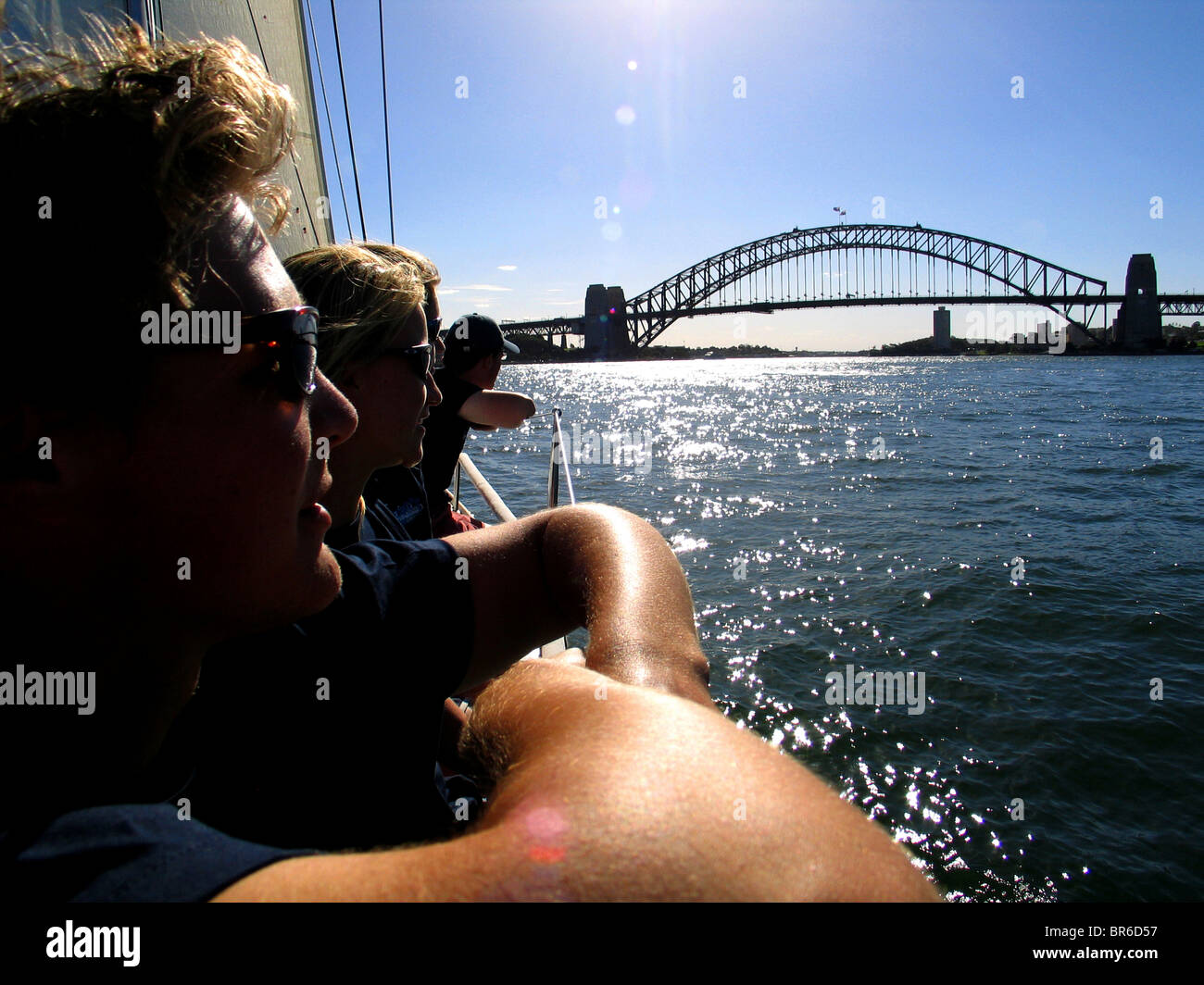 Students learning how sail at the Flying Fish sailing school in the ...