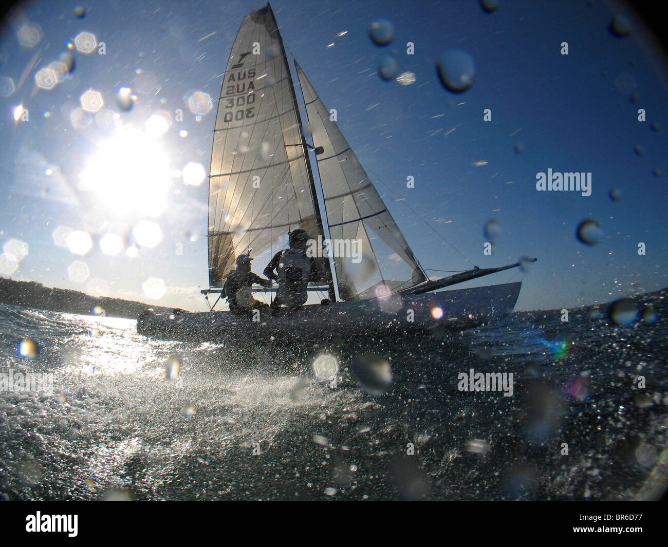 Tornado Multihull Olympic class training session.Skipper Andrew ...