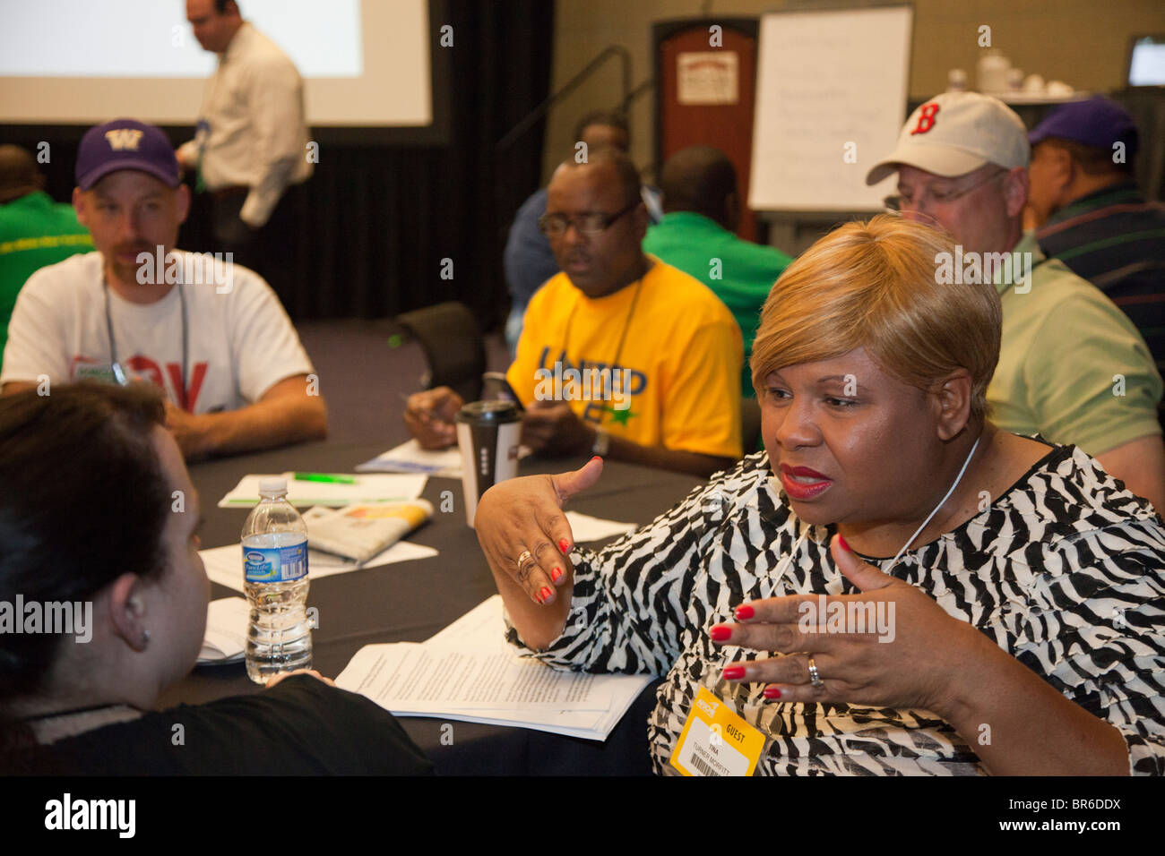 Workshop at Public Employee Union Convention Stock Photo - Alamy