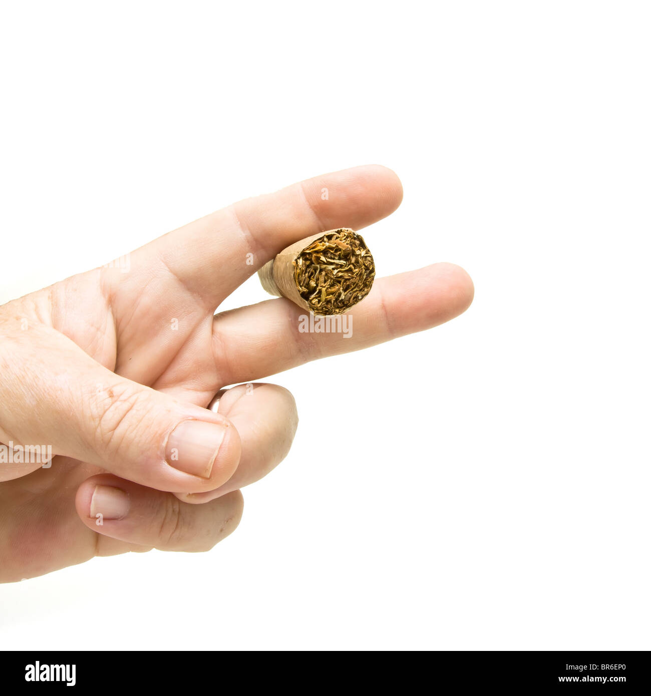 Hand smoking cigars cigar hi-res stock photography and images - Alamy