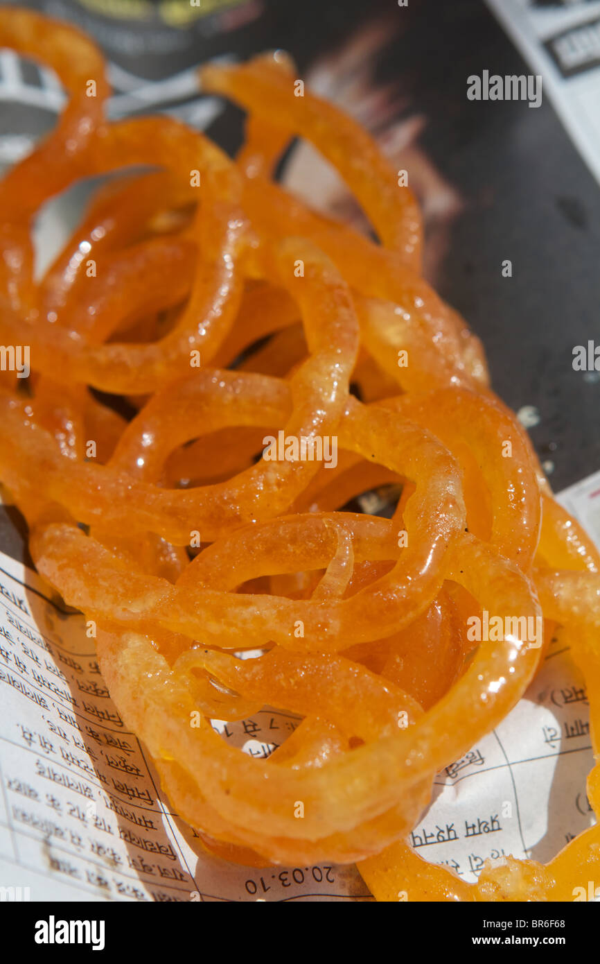 indian sweet jalebis Stock Photo - Alamy