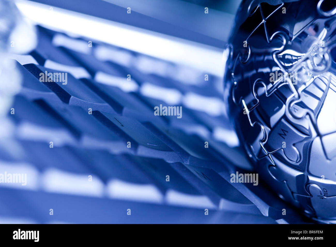 Pc computers computer globe hi-res stock photography and images - Alamy