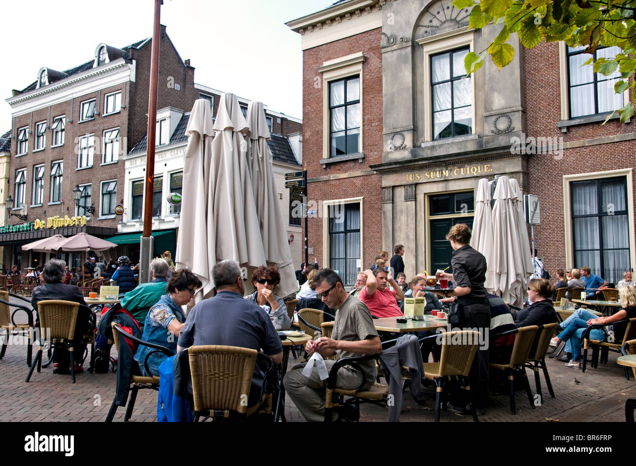 Sneek Netherlands Friesland town city bar pub cafe Stock Photo - Alamy