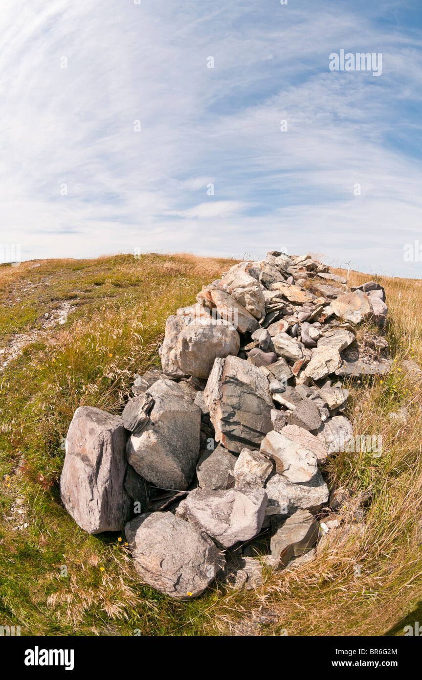 Historic stone walls, Grates Cove Rock Walls National Historic Site ...
