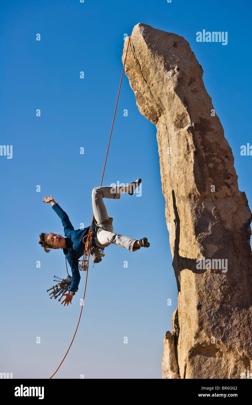 Dangling from a cliff hi-res stock photography and images - Alamy