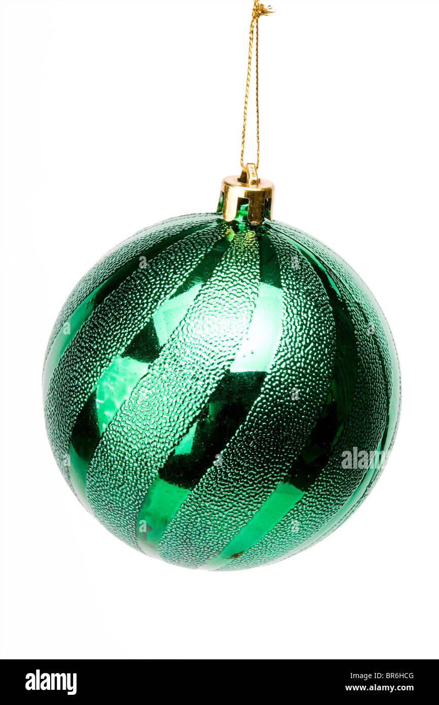 Christmas decorations on sparkling Cut Out Stock Images & Pictures - Alamy