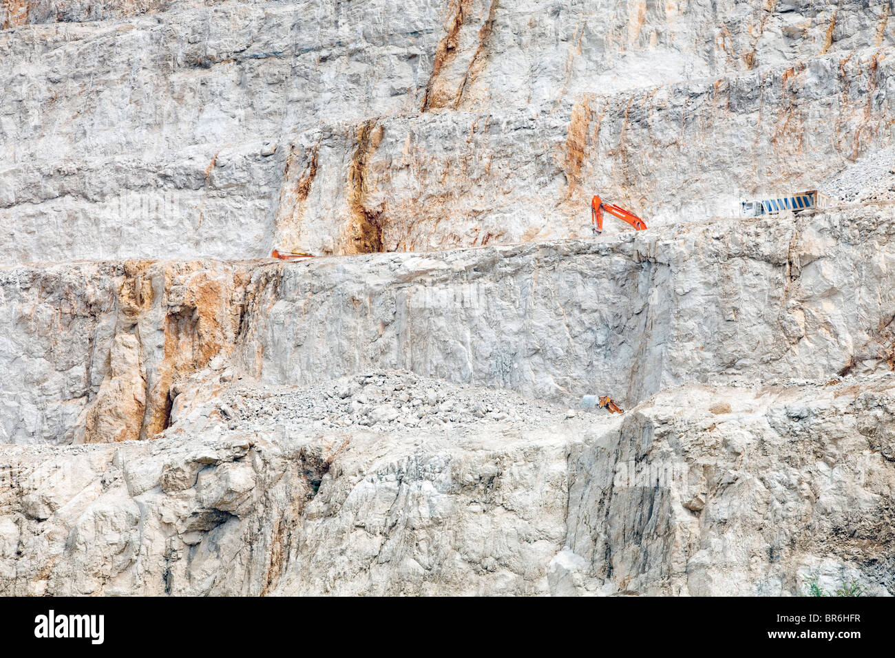 Open quarry for extraction of stone hi-res stock photography and images ...