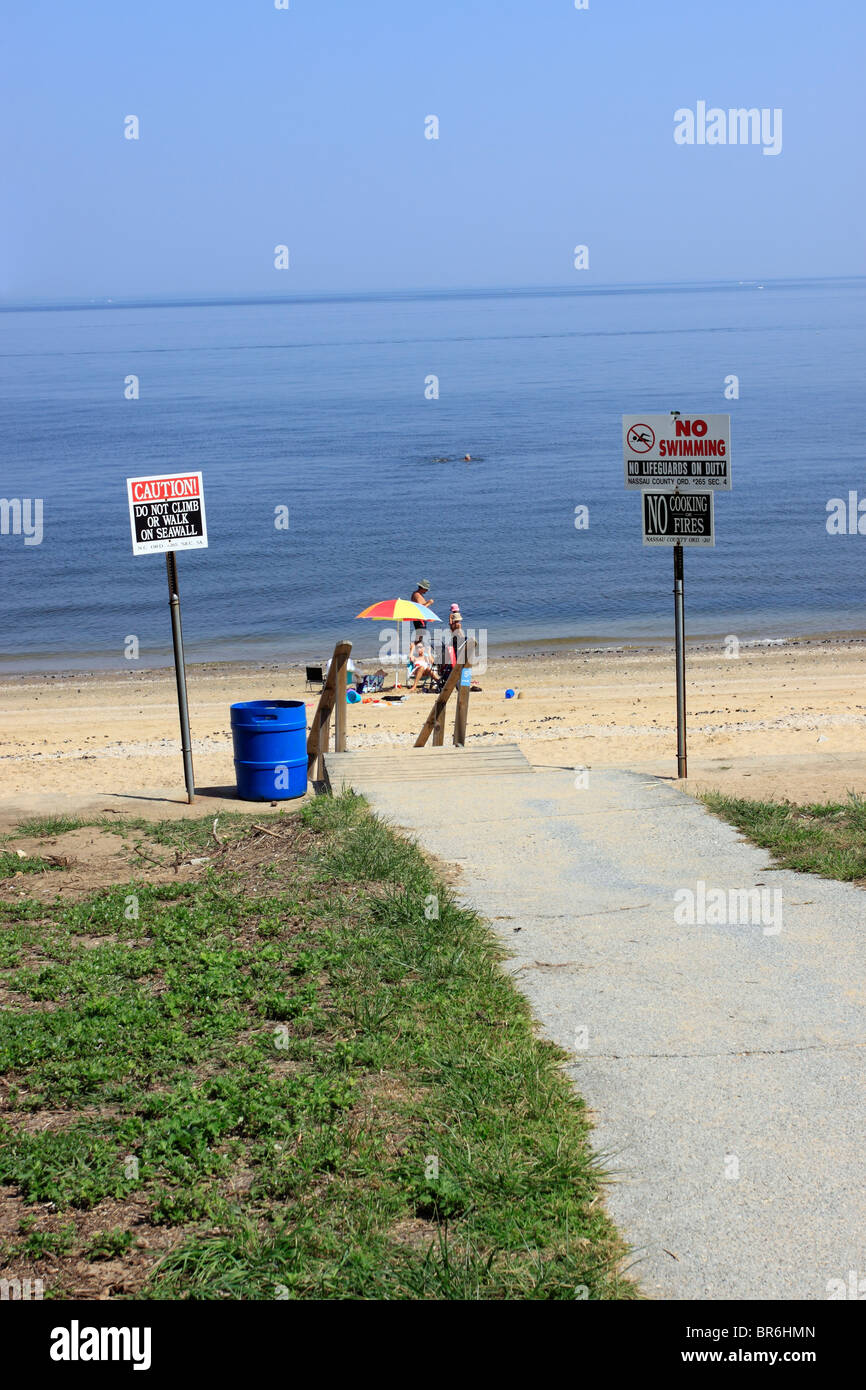 Beach at Sands Point Long Island NY Stock Photo - Alamy