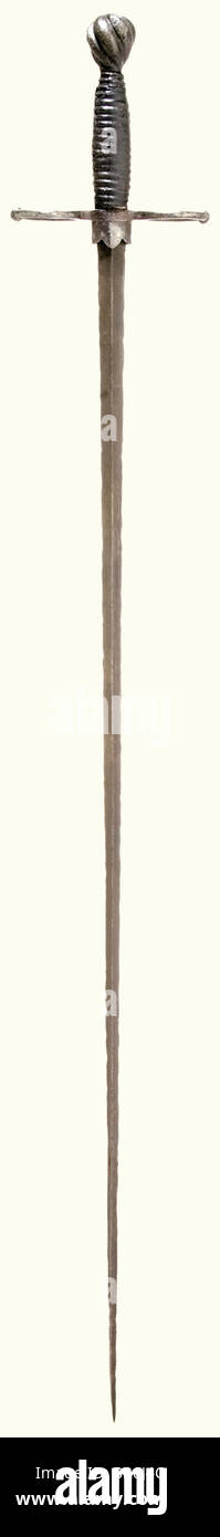 A German estoc, 1st quarter of the 16th century. A straight, lightly ...
