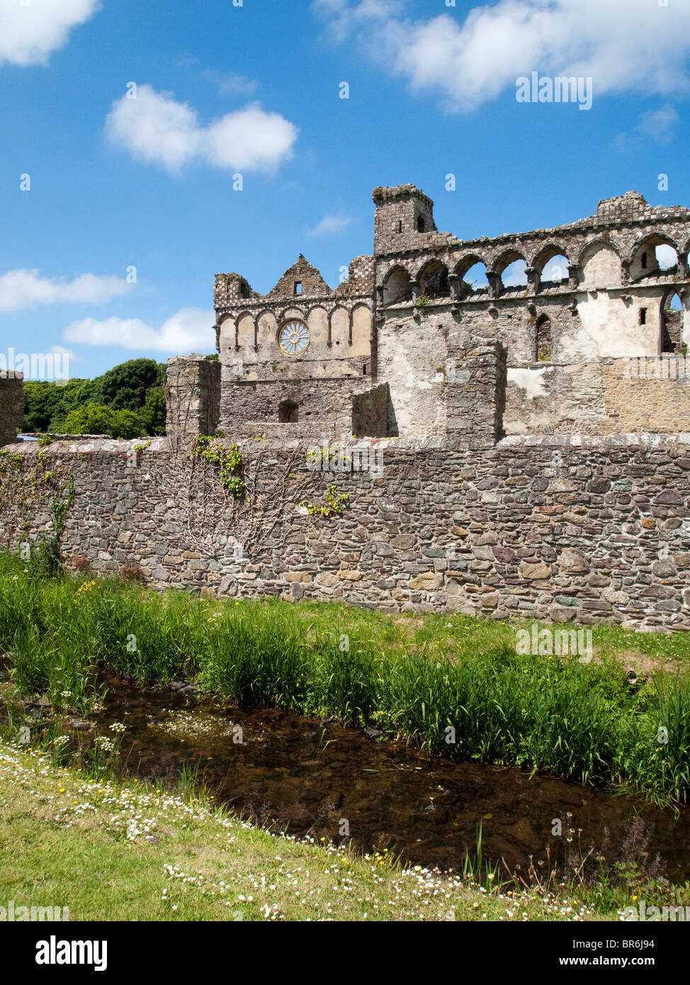 st davids cathedral, st davids city, pembrokeshire dyfed wales uk Stock ...