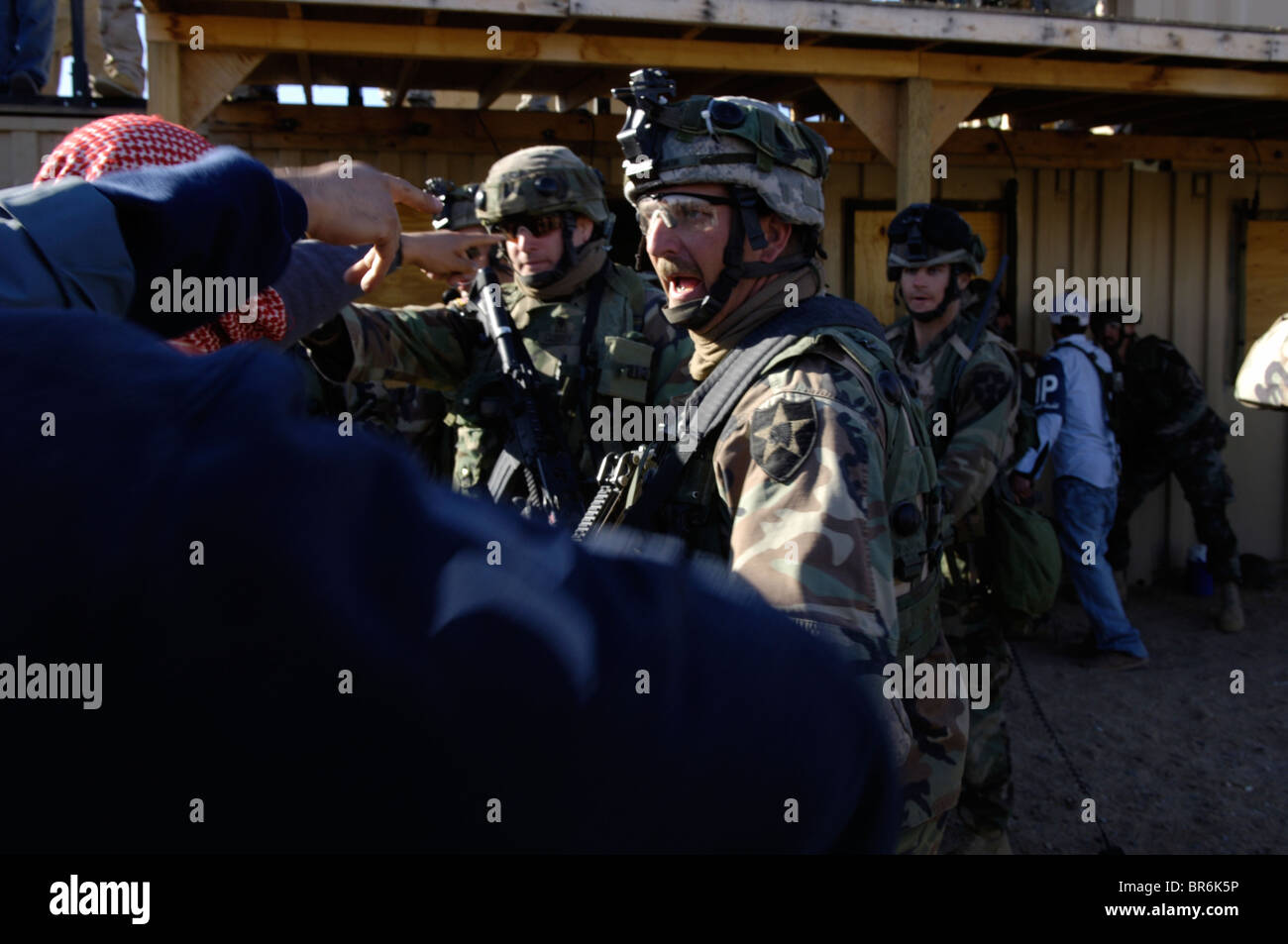 Army desert training at Fort Irwin Stock Photo - Alamy