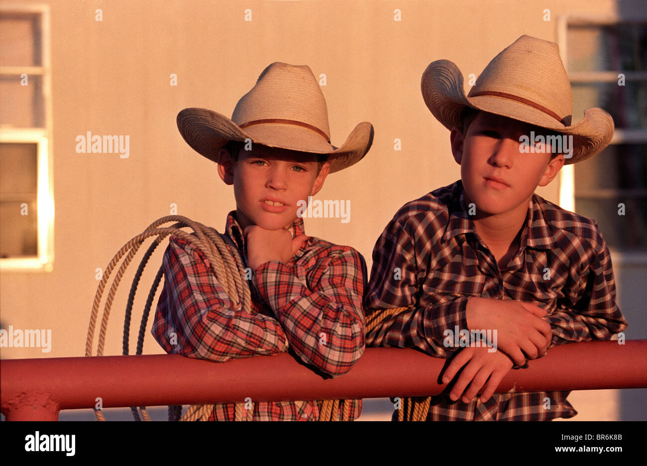 Texas cowboys portrait hi-res stock photography and images - Alamy