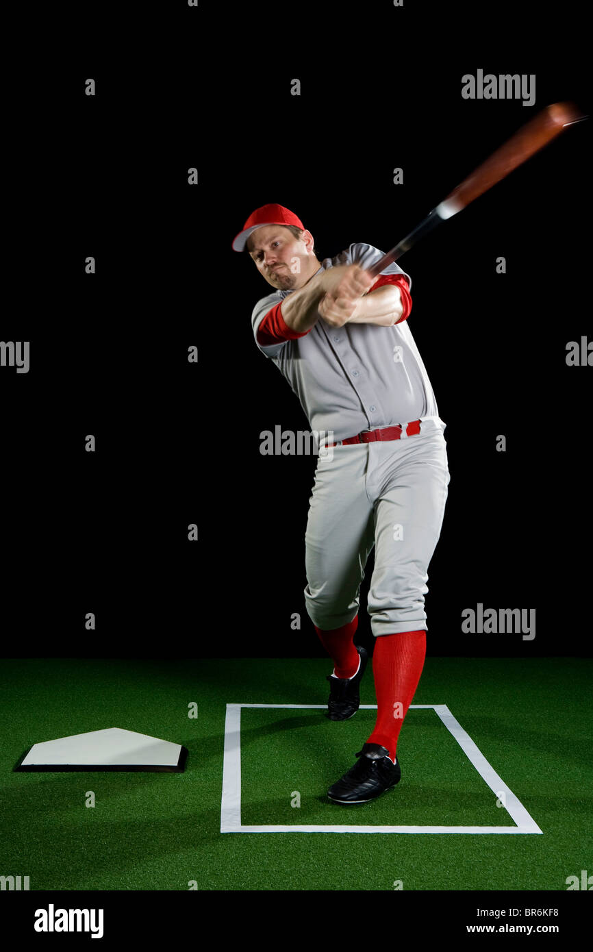 Baseball Batter Front View