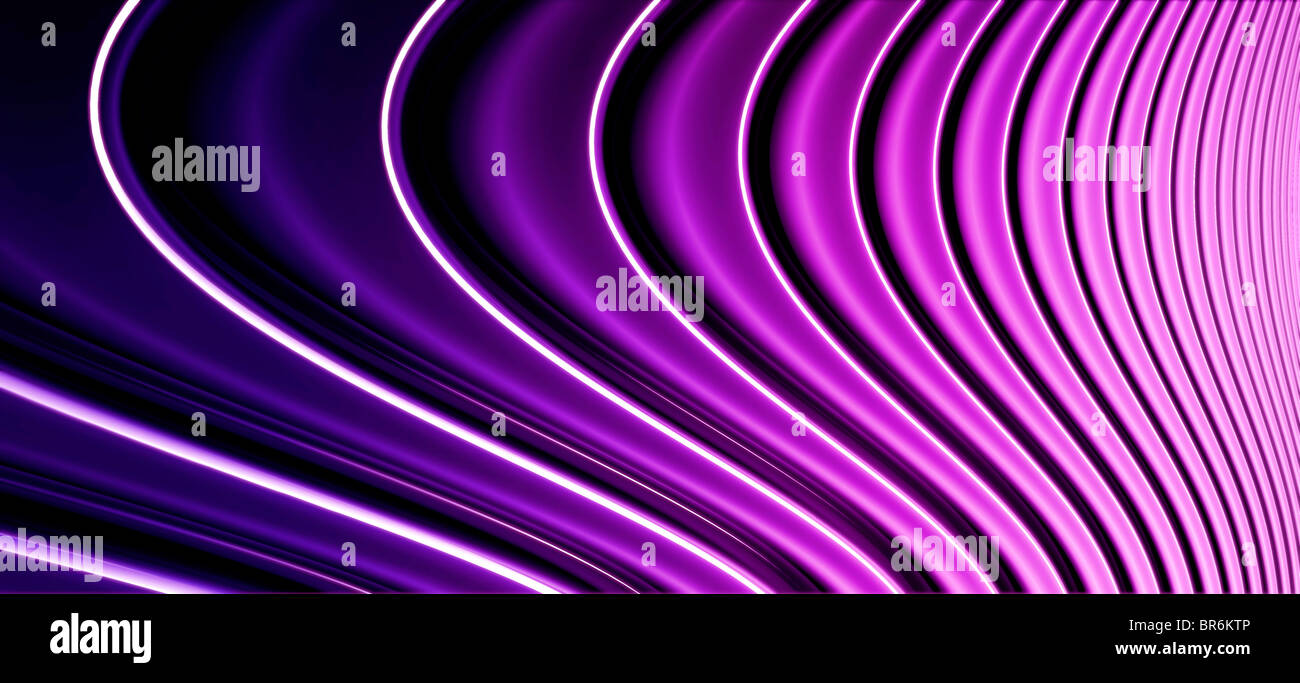 Abstract curved lines, diminishing perspective Stock Photo - Alamy