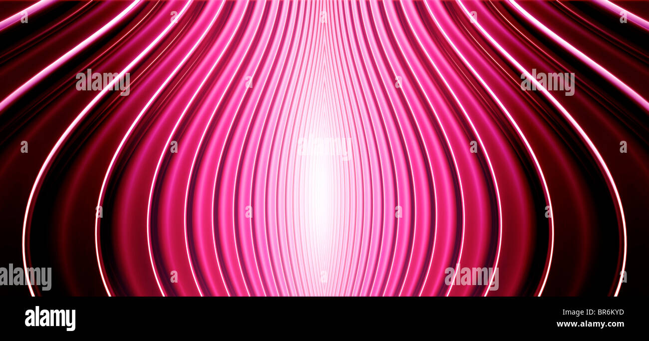 Abstract curved lines in pink Stock Photo - Alamy