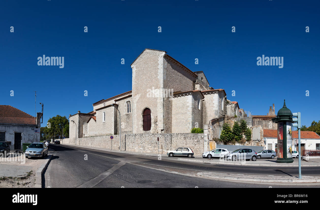 São Francisco Convent in the city of Santarém, Portugal. 13th century ...