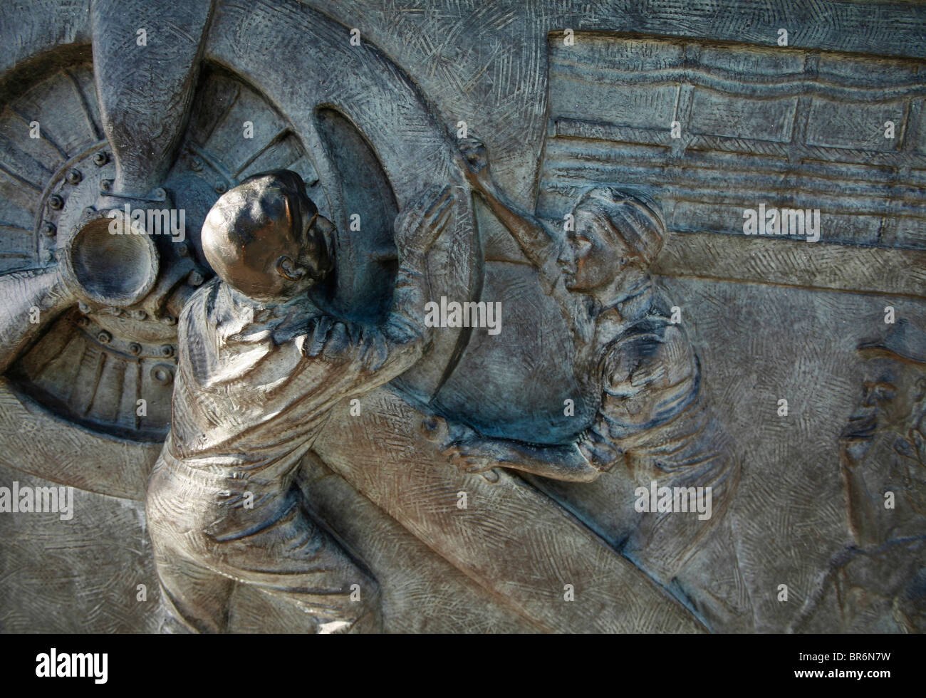 Relief at World War II Memorial Stock Photo - Alamy