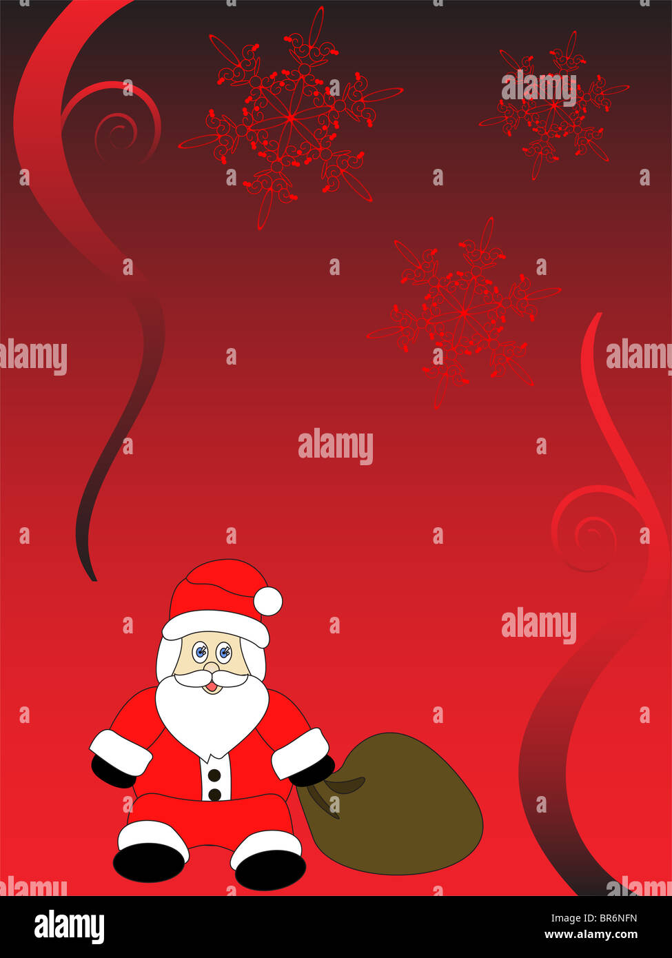 Stylized santa claus hi-res stock photography and images - Alamy