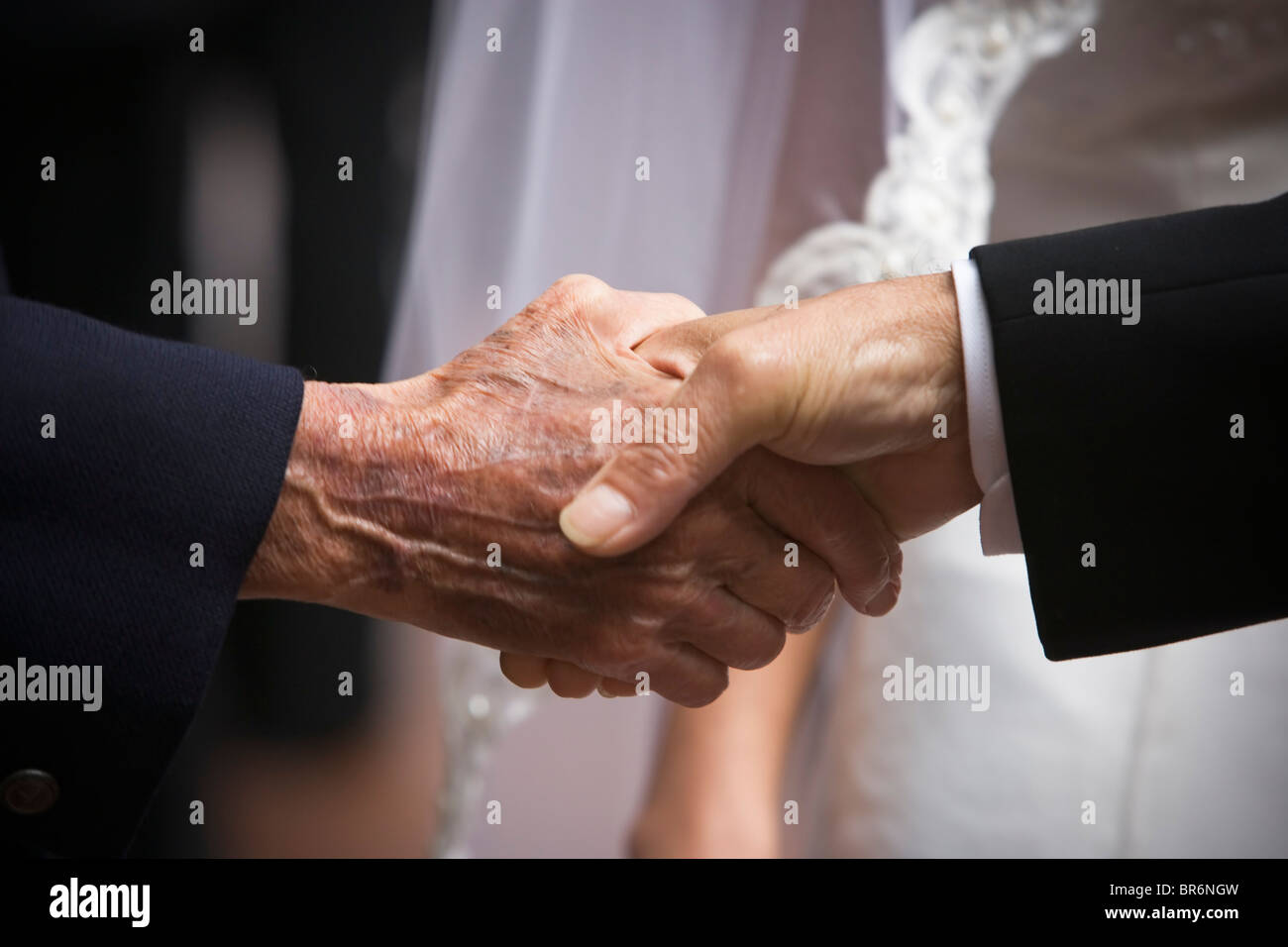Two hands shaking Stock Photo - Alamy