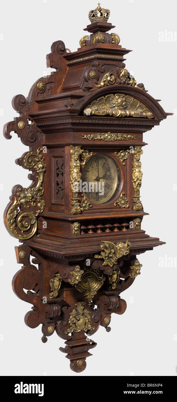 Kaiser Wilhelm II - a wall clock from the New Palace in Potsdam, 2nd ...