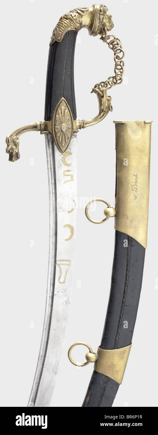 Royal Prussian Navy - an officer's sabre à la Mameluke., A heavily ...