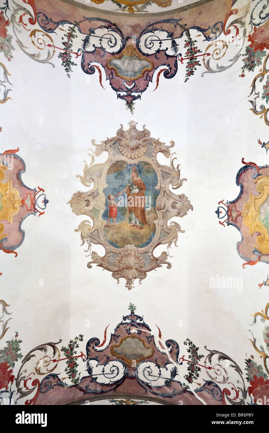 Colourful ceiling fresco hi-res stock photography and images - Alamy