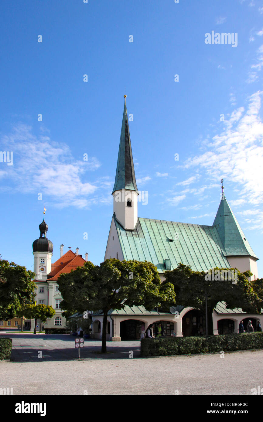 Germany, Bavaria, Upper Bavaria, Altoetting, sanctuary, chapel, Black ...