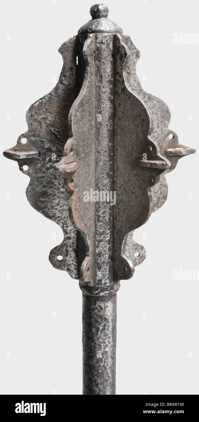 A mace, German or Italian, 2nd half of the 18th century. Large striking ...