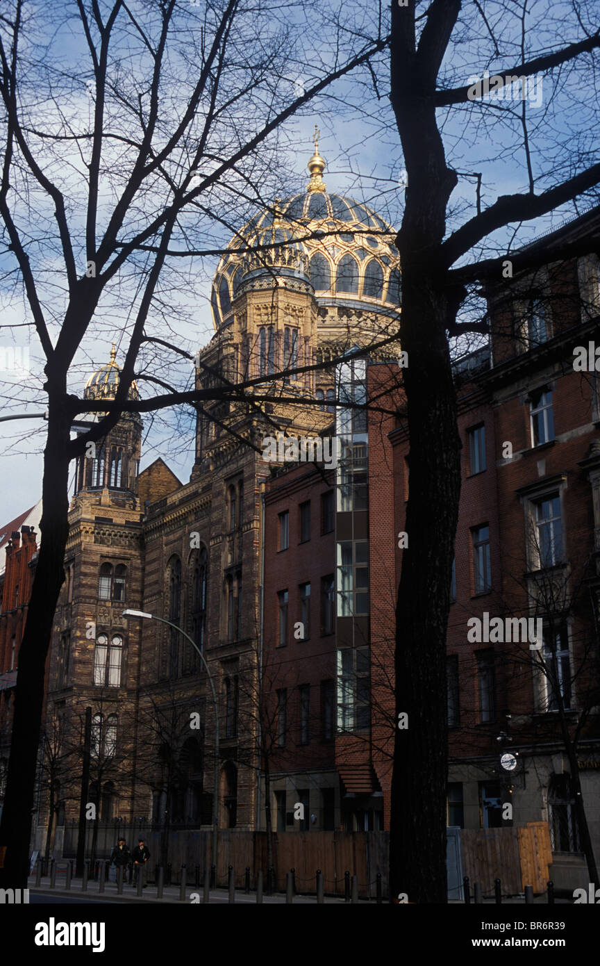 Berlin - The Neue Synagogue in East Berlin Germany Stock Photo - Alamy