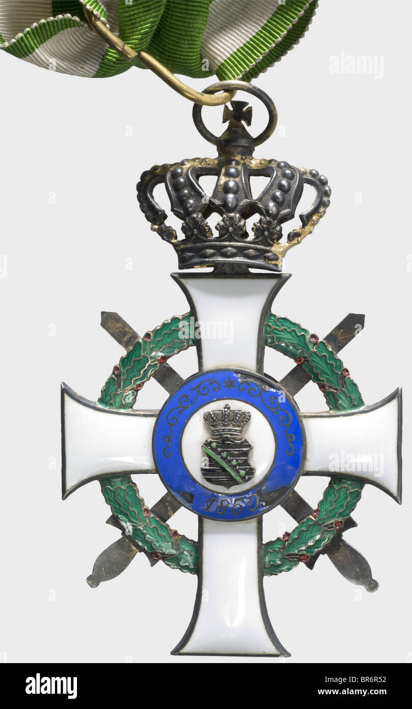 Order of Albert - a Commander's Cross with Swords 2nd Class, of ...